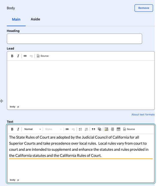 Creating SubPages | Superior Court of California | County of Orange Creating SubPages | Superior Court of California | County of Orange