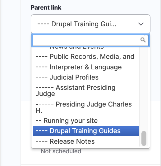 Creating SubPages | Superior Court of California | County of Orange Creating SubPages | Superior Court of California | County of Orange